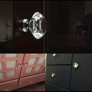 Accents | Crystal Glass Clear Door Knobs Drawer Handles 1p | Poshmark